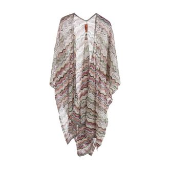 Missoni Zigzag Viskose Poncho - - Blouses & Shirts - Damen - Mehrfarbig - ONE SIZE