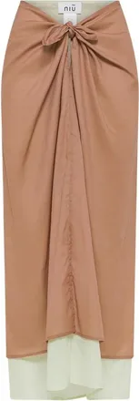 Ni&ugrave; Niu, Femme, Jupes, Beige, Taille: 42 FR Skirts