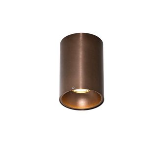 QAZQA Design Moderner AufbauSpot I Spotlight I Deckenspot I Deckenstrahler I Strahler I Lampe I Leuchte Dunkelbronze GU10 50mm - Deep I Wohnzimmer I Schlafz