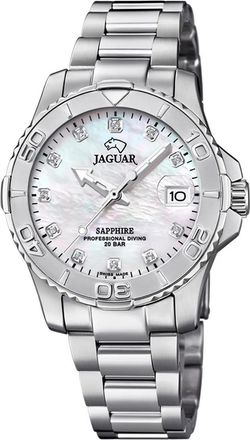 Jaguar Uhr - Couple Diver Uhr - Gr. unisize - in Silber - f&uuml;r Damen