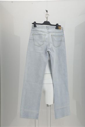 Dior Straight-Leg Grey Denim Jeans - Gray