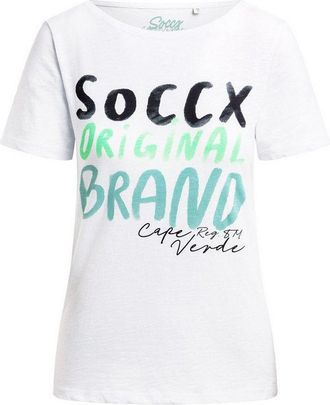 soccx Rundhalsshirt aus Baumwolle