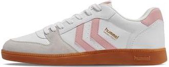 Hummel Mixte Schnürsenkel Sneaker Handball Perfekt Erwachsene Basket, Blanc/Rose, 40 EU