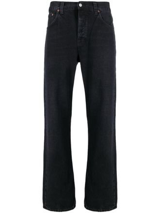 Nudie Jeans Rad Rufus Straight-Leg-Jeans - Schwarz