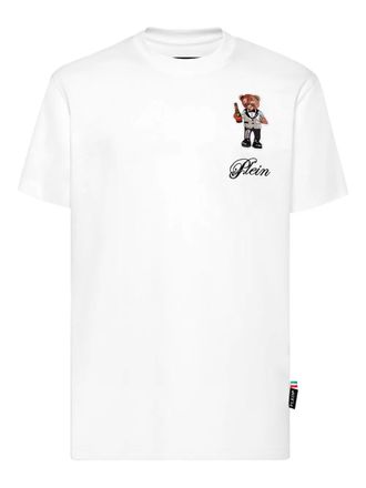 Philipp Plein t-shirt à imprimé ourson - Blanc
