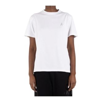 Golden Goose Femme, Tops, Blanc, Taille: 40 FR T-shirt en Coton Blanc