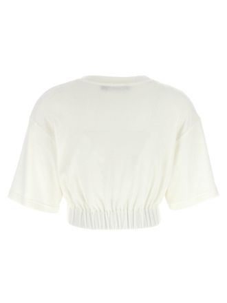 Dolce & Gabbana Logo Chenille T-Shirt - White