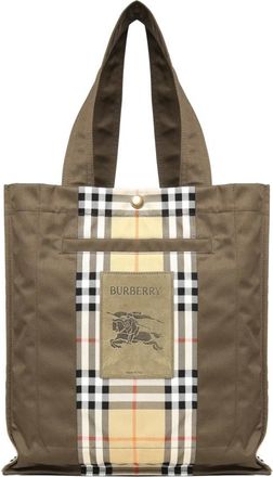 Burberry Homme, Sacs, Vert, Taille: ONE Size ML EKD Label Tote TG1