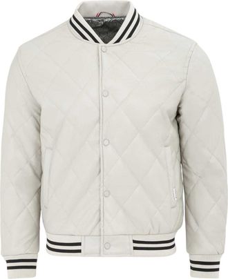 Firetrap Bomberjacke f&uuml;r Herren, Snap (Wei&szlig;)