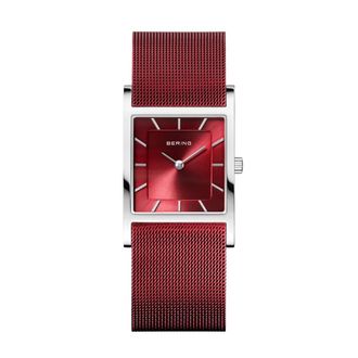 Bering Bering Damen Armbanduhr silber- rot Classic 10426-303-S - - Accessories - Damen - Grau - ONE SIZE