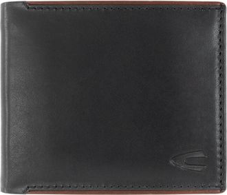 Camel Active Cruise Herren Geldbörse Querformat RFID Leder Mittelgroß Schwarz