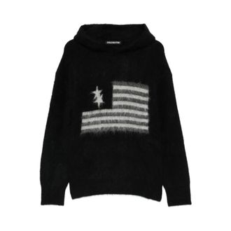 Cole Buxton Homme, Sweatshirts et sweats &agrave; capuche, Noir, Taille: XL American Knit Sweat &agrave; capuche