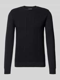 Blend Slim Fit Pullover in Strick-Optik Modell Baron