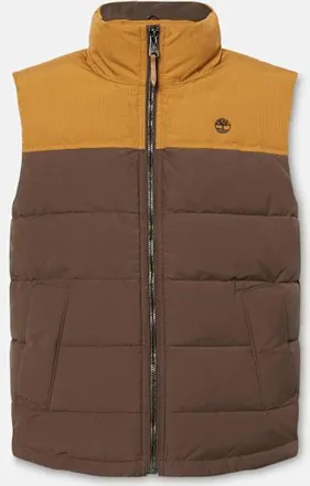 Timberland Strapazierf&auml;hige, wasserabweisende Welch Mountain Steppweste f&uuml;r Herren in Braun, Herren, Braun, Gr&ouml;&szlig;e