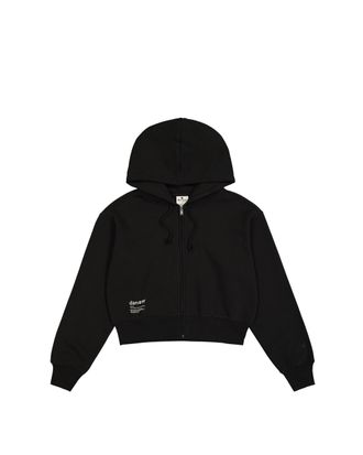 Champion Damen Legacy Emotional Dance W (117424) -Microsanded Fleece (280gr) Full-Zip Hooded Kapuzenpullover, Schwarz (KK001), L