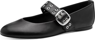 Tamaris Ballerine végétalienne pour Femme, Noir, 40 EU