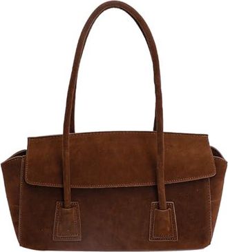 Generic Sac &agrave; main sous les bras r&eacute;tro en cuir PU pour femme, sac fourre-tout avec poign&eacute;e sup&eacute;rieure pour travail, shopping et voyages