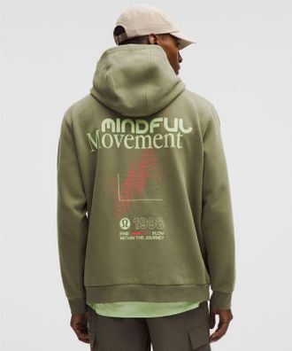 lululemon Steady State Hoodie Grafik für Männer - Größe XL in Bay Leaf