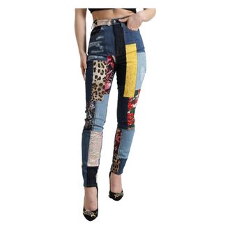 Dolce & Gabbana Femme, Jeans, Multicolore, Taille: 34 FR Jeans skinny