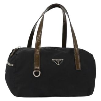 Prada Sac &agrave; main Vintage en Nylon Pre-owned - Femme - Pre-owned - Noir - Taille: ONE Size