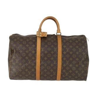Louis Vuitton unisex, Pre-owned, Brun, Taille: ONE Size Sac de voyage Keepall Pre-owned