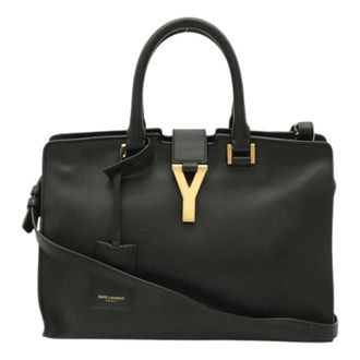 Saint Laurent Pre-owned Sac 2-en-1 en Cuir - Femme - Pre-owned - Noir - Taille: ONE Size