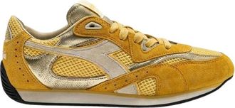 Diadora Femme, Chaussures, Jaune, Taille: 38 EU Equipe Revenge Baskets
