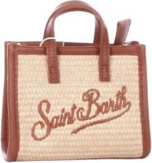 Saint Barth Femme, Sacs, Beige, Taille: ONE Size Logo Zip-Top Bag