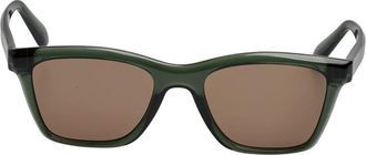 Ferragamo Homme, Accessoires, Vert, Taille: ONE Size Rectangular Lunettes de soleil