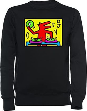 Vendax Vendax The DJ Party Unisexe Sweat-Shirt Noir