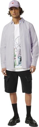 Scotch & Soda Oxford Shirt Herren Hemd, Bright Lavender, XL