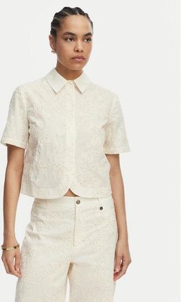 Liu Jo Hemd WA6508 T472A Creme Regular Fit