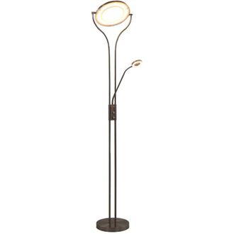 vidaXL Lampadaire 18 w argent&eacute; 180 cm variable
