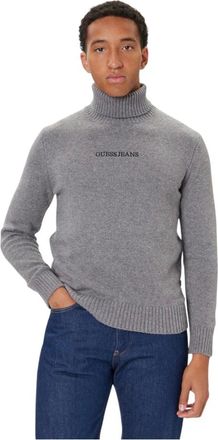 Guess Homme, Pulls, Gris, Taille: 2XL Pull en m&eacute;lange de laine
