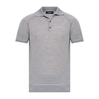 Dsquared2 Polo mit Logo - - Tops - Herren - Grau - 2XL
