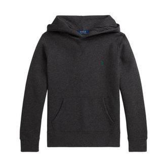 Polo Ralph Lauren Homme, Sweatshirts et sweats &agrave; capuche, Gris, Taille: M Felpa cappuccio manica lunga e logo