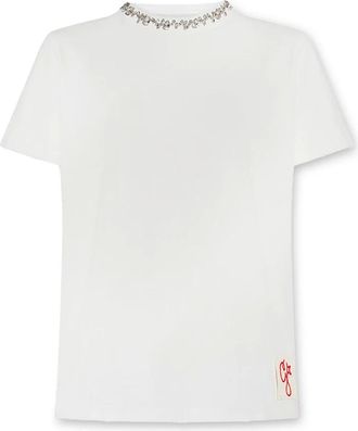 Golden Goose Femme, Tops, Blanc, Taille: 38 FR Ws T-Shirt
