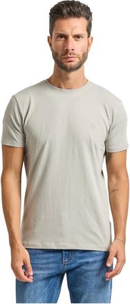 Yes-Zee YES Zee, Homme, Tops, Gris, Taille: 2XL T-shirt Logo Brod&eacute;