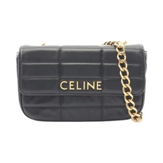 Celine Sac &agrave; bandouli&egrave;re Vintage Pre-owned - Femme - Pre-owned - Noir - Taille: ONE Size