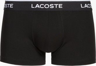 Lacoste Lot de 3 boxers en coton m&eacute;lang&eacute;