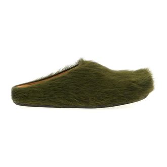 Marni Homme, Chaussures, Vert, Taille: 46 EU Fussbett Sabot