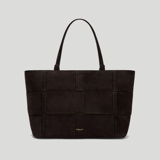 DeMellier Die Florence Dunkle Schokolade Veloursleder DeMellier