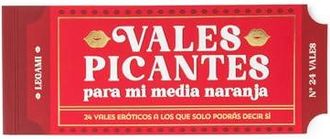 Legami Legami - Block mit 24 Gutscheinen, Würzige Gutscheine für Ihre bessere Hälfte, Geschenkgutscheine für Valentinstag, Geburtstag, Jubiläum, aus FSC-zert