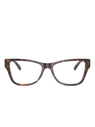 Jimmy Choo Eyewear Eckige JC3022H Brille in Schildpattoptik - Braun