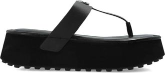 Michael Kors Femme, Chaussures, Noir, Taille: 40 EU Koya Platform Slides