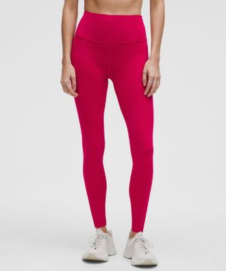 lululemon Wunder Train Leggings mit hohem Bund für Frauen - 71 cm - Größe 10 in Pink Dragonfruit