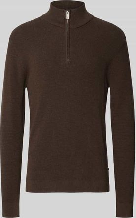Matinique Slim Fit Troyer aus Baumwoll-Mix