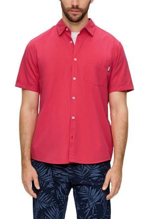 s.Oliver Baumwollhemd mit Musterstruktur