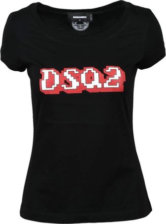 Dsquared2 Femme, Tops, Noir, Taille: 34 FR Dsquared2 tshirt