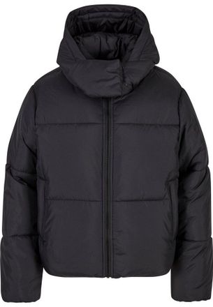 Urban Classics Winterjacke Urban Classics Ladies Hooded Collar Puffer Jacket (1-St)